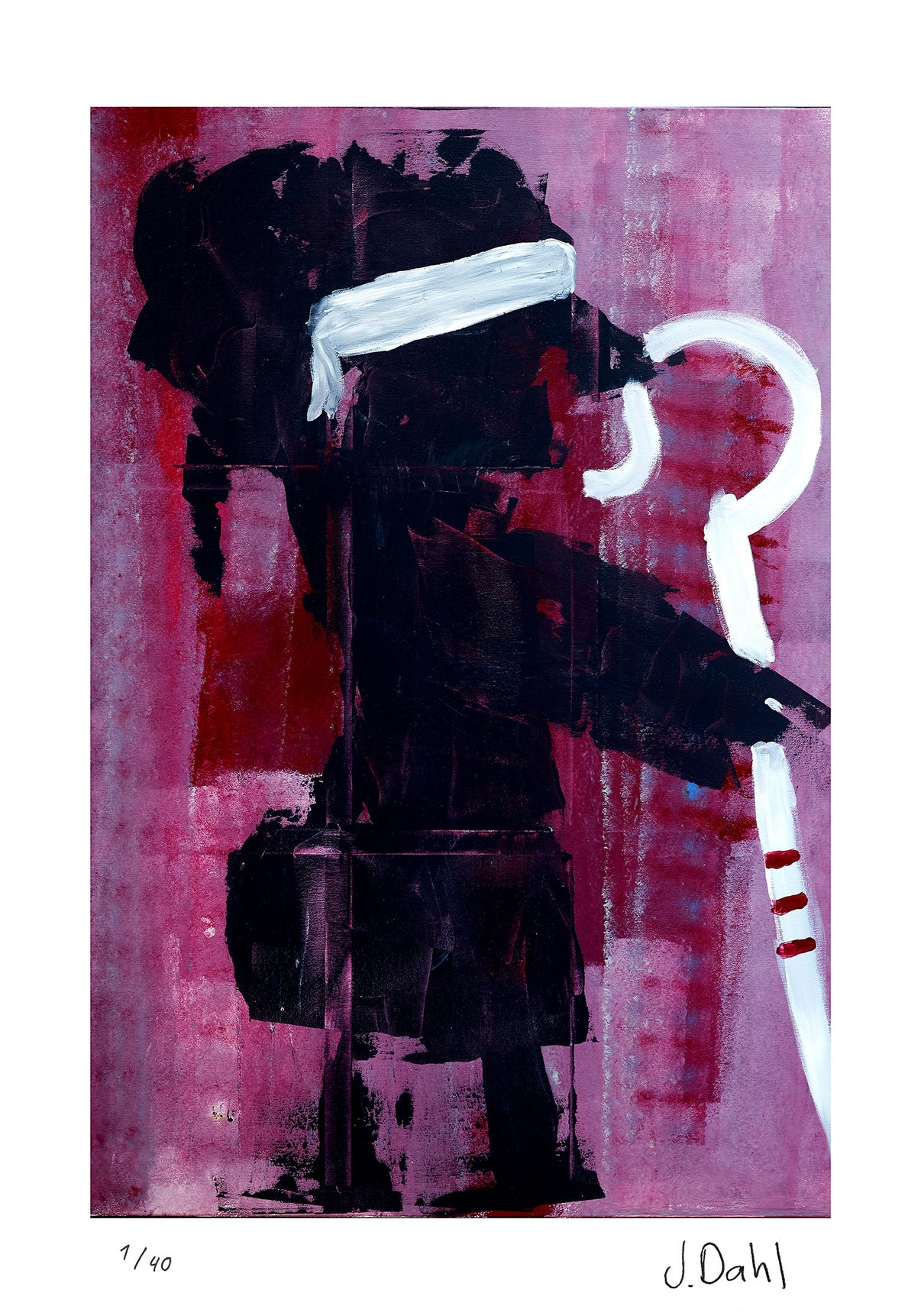 Den blinde hyrdinde, kunsttryk af Jesper Dahl – Evertgallery.dk